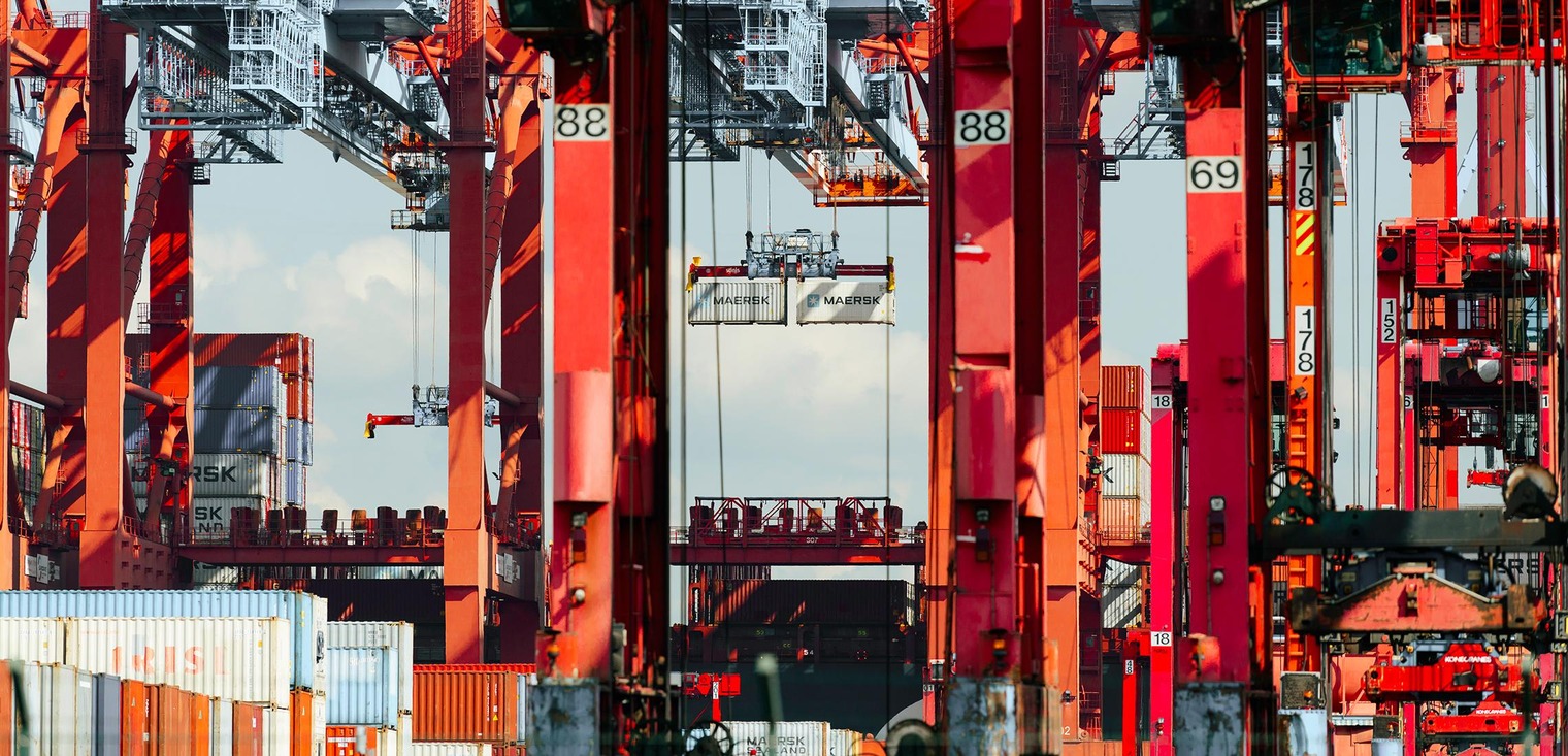 Intermodal terminals: where containers are loaded, unloaded and ...