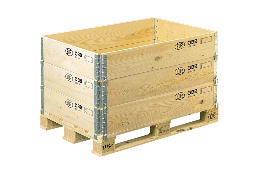 ÖBB develops foldable EUR exchangeable frame for pallets - Rail Cargo Group