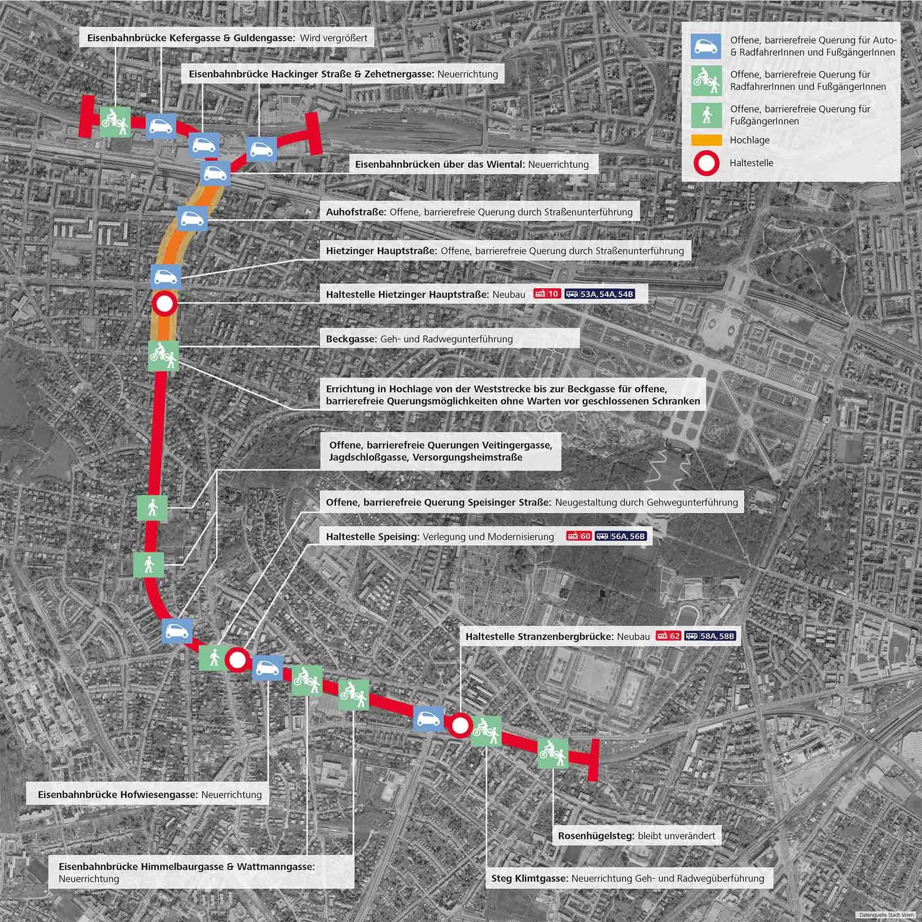 Attraktivierung Verbindungsbahn - Rund um die Planung - ÖBB ...