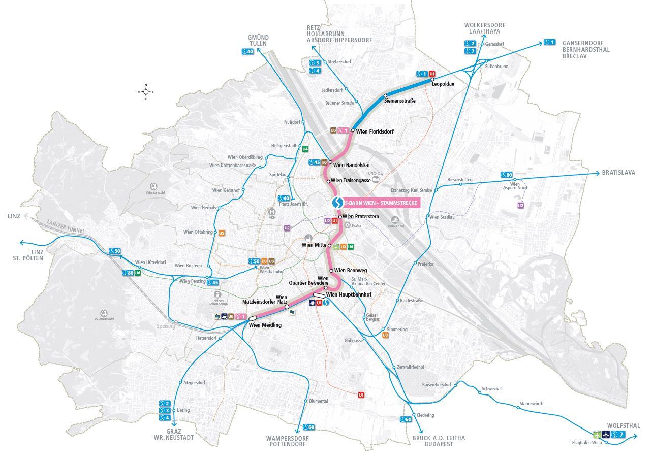 S-Bahn Vienna - core line - S-Bahn Wien