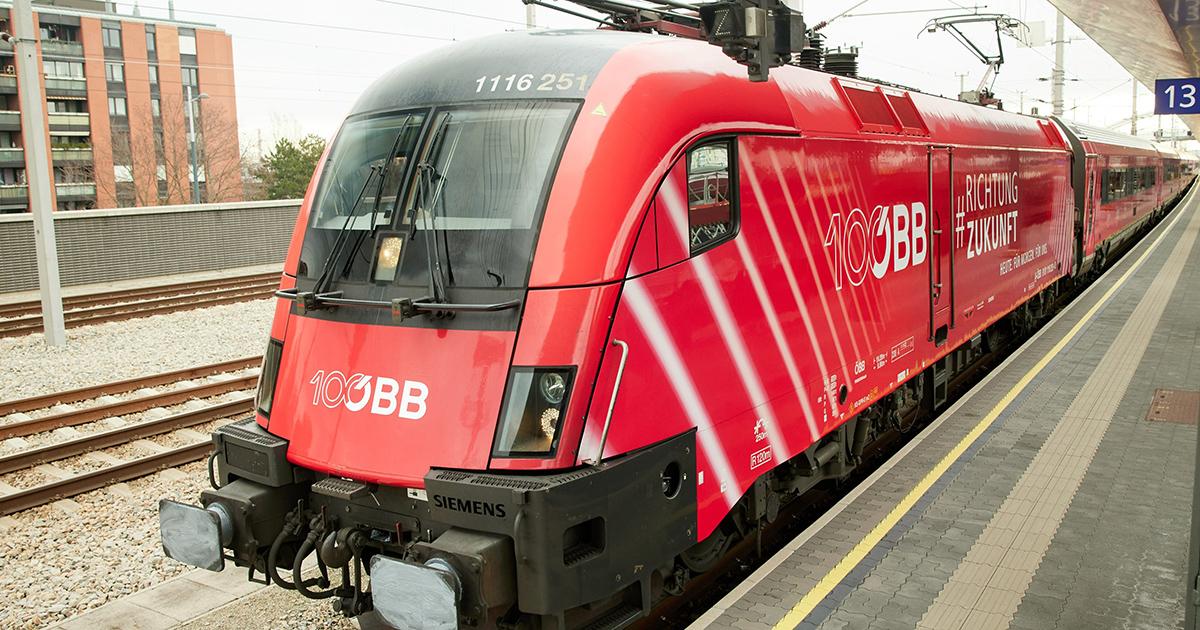 Railjet-Branding zum 100 Jahr-Jubiläum - ÖBB-Werbung GmbH